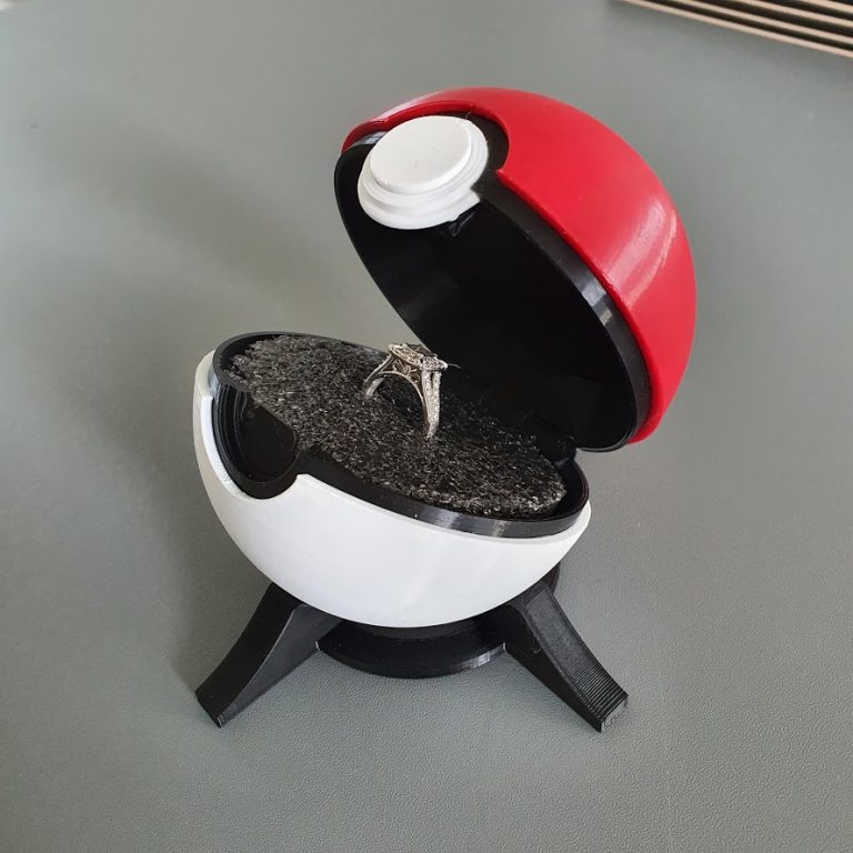 Pokeball Ring Box & Stand – COApps