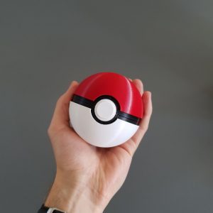 Pokeball Replica – Functioning Button Release Lid – COApps